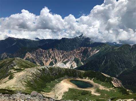 裏銀座（烏帽子岳・野口五郎岳・真砂岳・水晶岳・鷲羽岳・三俣蓮華岳・双六岳） Okaさんの野口五郎岳・真砂岳・湯俣岳の活動データ