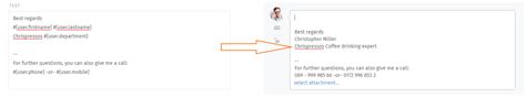 Signatures Zammad Admin Documentation Documentation