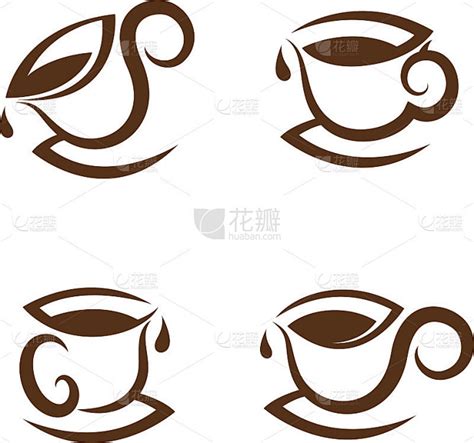 咖啡杯图标集
