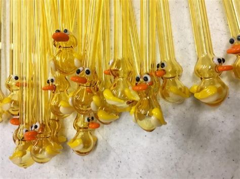 Bubble Butt Duck Glass Straw Etsy