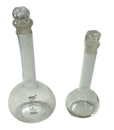 Conical Glass Volumetric Flask For Laboratory Capacity 100ml 50ml At