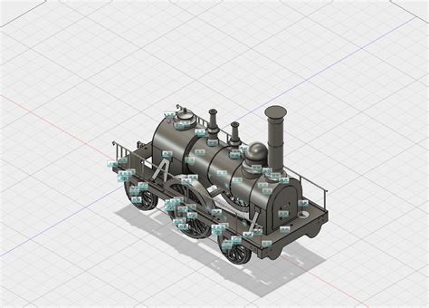 Steam Locomotiveautodesk Online Gallery
