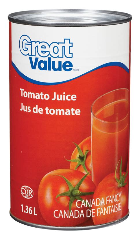 Great Value Tomato Juice Walmart Canada