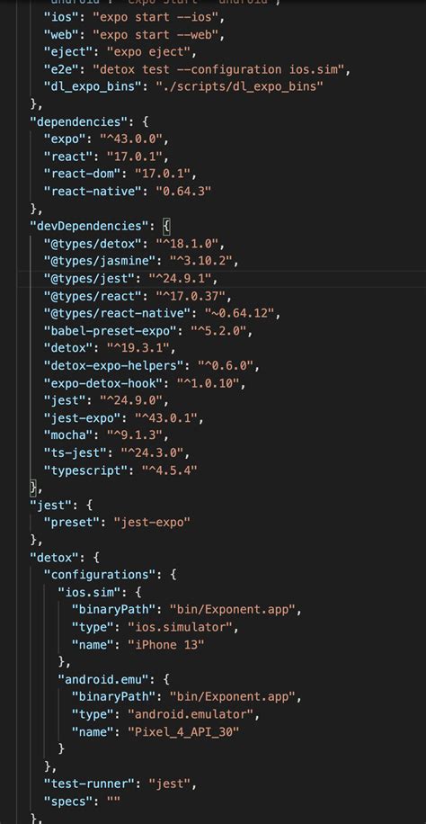 Android Unable To Execute The Test Using Detox Typescript Expo In