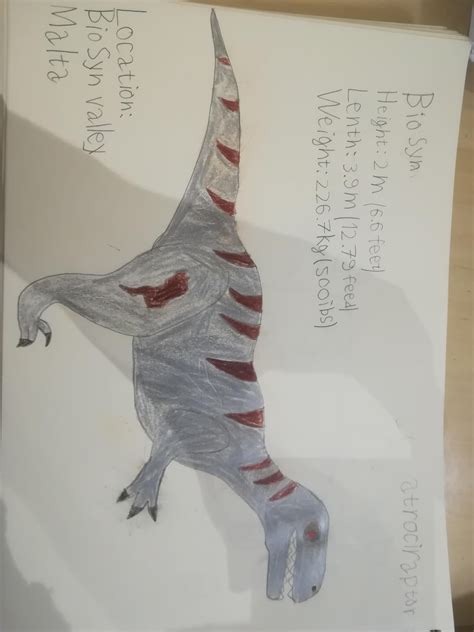 Atrociraptor Jwd Vs Atrociraptor Real Life R Dinosaurdrawings