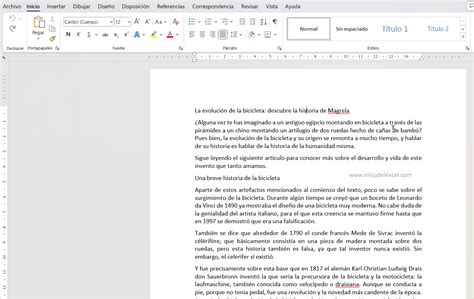 Cómo Convertir Word a Ninja del Excel