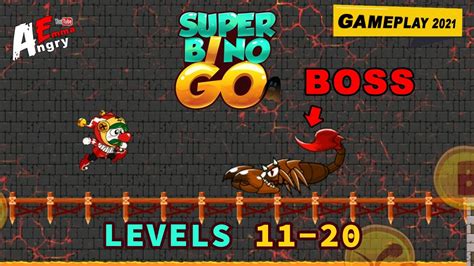 Super Bino Go Levels 11 20 BOSS Gameplay Walkthrough Android