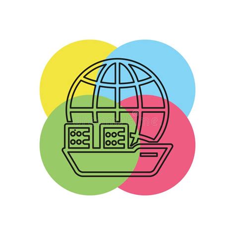 Boat Ship Icon Cruise Ship Vector Boat Stock Illustration