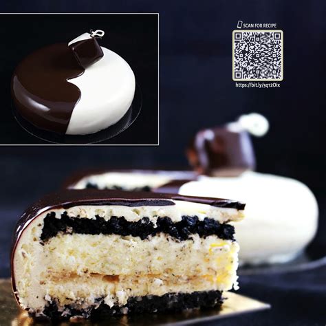 Cream Cheese Coconut Mousse Cake With Passion Fruit Curd Almond
