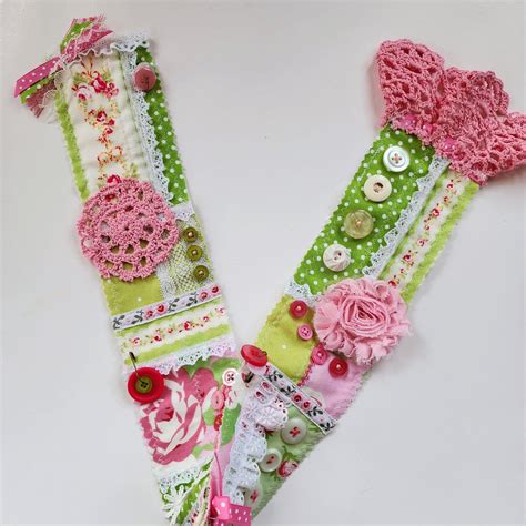 28 Springtime Snippet Strip Pink And Green Snippet Roll Junk Journal