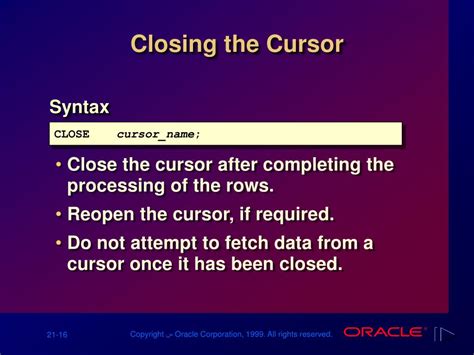 Ppt Writing Explicit Cursors Powerpoint Presentation Free Download