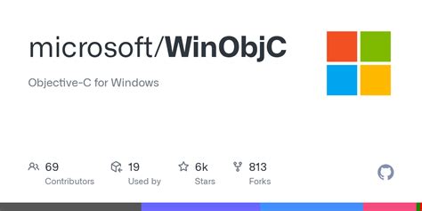 GitHub Microsoft WinObjC Objective C For Windows