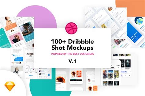 设计星素材分享平台 CM 100 Dribbble Shot Mockups v 1 1973325