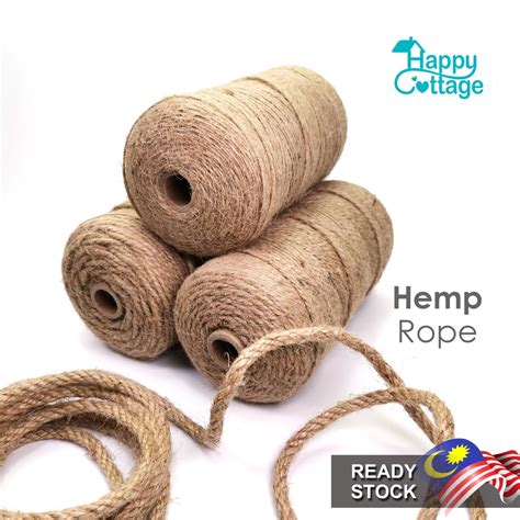 Hemp Rope Jute Rope 5 Meter10 Meter Tali Guniart And Craftdiy 麻绳