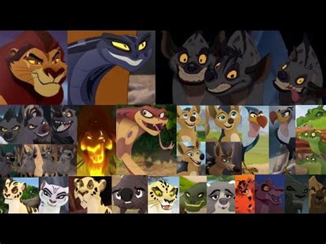 Defeats Of My Favorite The Lion King The Lion Guard Villains Youtube