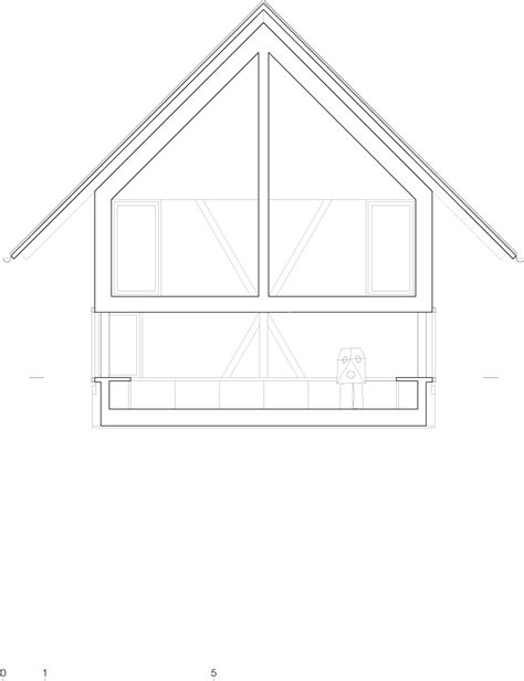 Swiss House By Pascal Flammer With Wooden Braces And A Circular Window