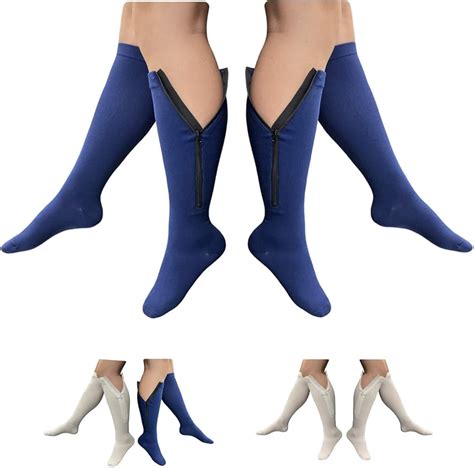 Closed Toe 15 20 Mmhg Zipper Compression Calf Leg