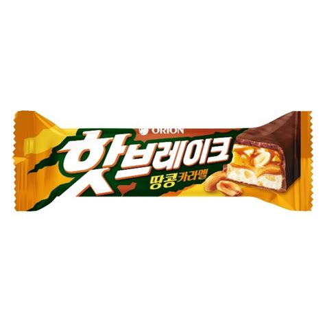 오리온 핫브레이크땅콩카라멜45g 배민 장보기∙쇼핑