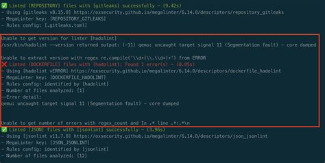 Hadolint And Shellcheck Unexpected Errors Apple Chipsets M1 M2 · Issue 2447 · Oxsecurity