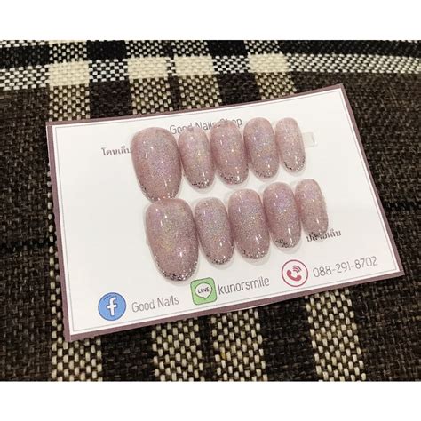 เล็บปลอมเจล งานลูกแก้วรุ้งโฮโลแกรมสะท้อนแฟลช เลือกสีพื้นเองได้จ้า Goodnails05 Thaipick