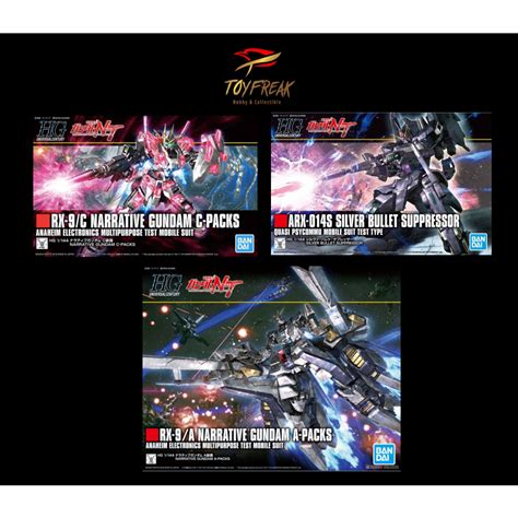 Bandai 1 144 Hg [rx 9 A Narrative Gundam A Packs] [rx 9 C Narrative
