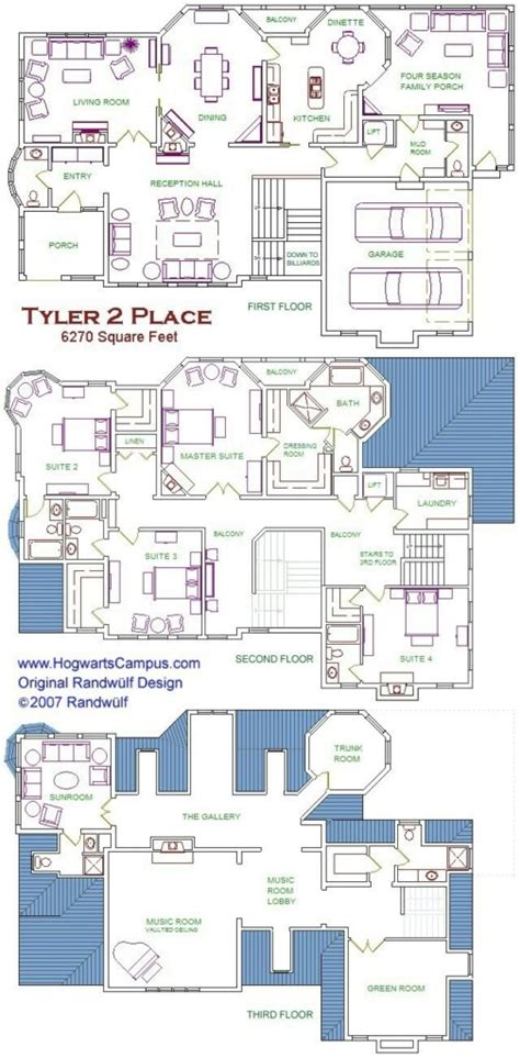 Graceland House Floor Plans