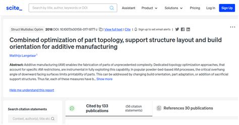 Combined Optimization Of Part Topology Support Structure Layout And