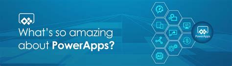 What S So Amazing About Powerapps With Icons And Symbols On Blue Background