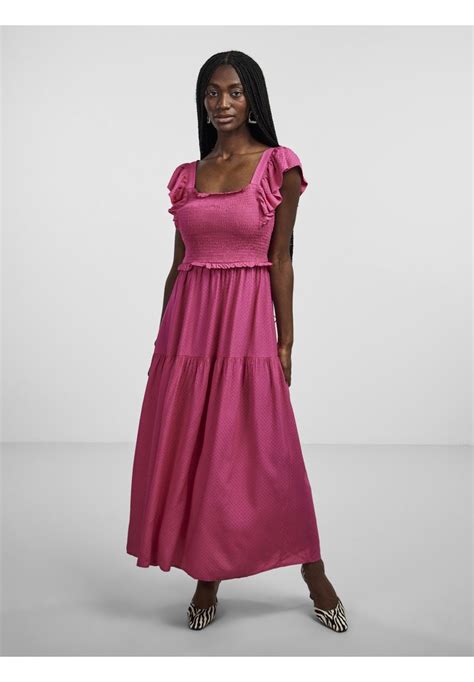 Yas Yascitri Long Dress Day Dress Fuchsia Purplepurple Zalandoie