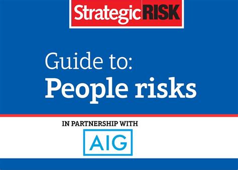 Guide To People Risks Guide Strategic Risk Europe