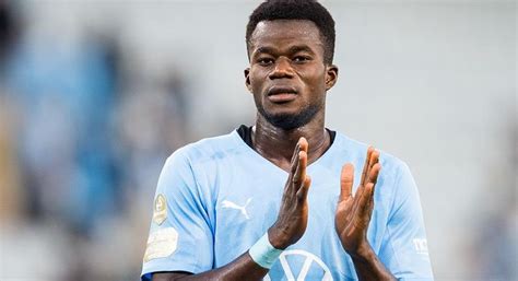 Ghanaian Forward Malik Abubakaris Determination At Malmo Ff