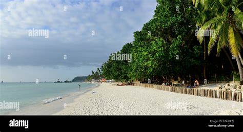 The Beautiful Bulabog Beach In Boracay The Philippines Stock Photo Alamy
