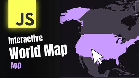 How To Build A Fully Interactive World Map From Scratch Html Css Javascript Youtube