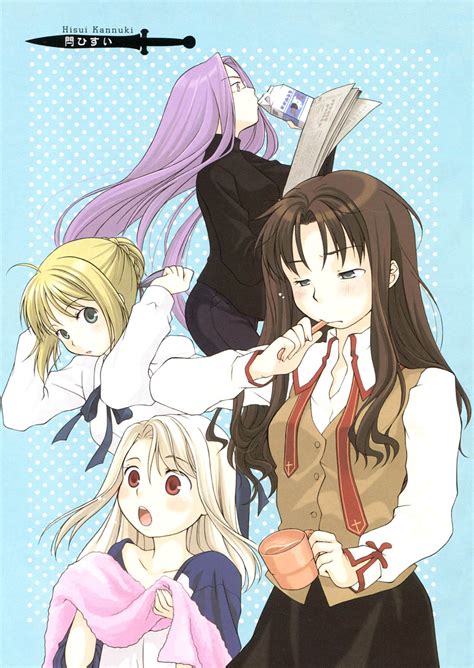 Artoria Pendragon Saber Tohsaka Rin Illyasviel Von Einzbern Medusa