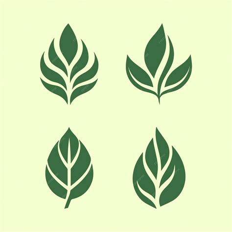 Premium Vector Vector Leaf Logo Icon Collection