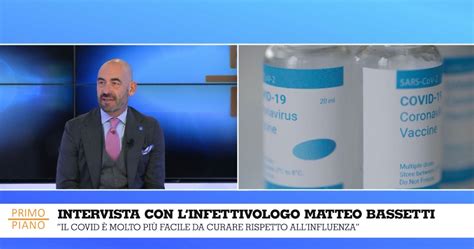 Sanità l infettivologo Matteo Bassetti a Telenord Il covid fa meno