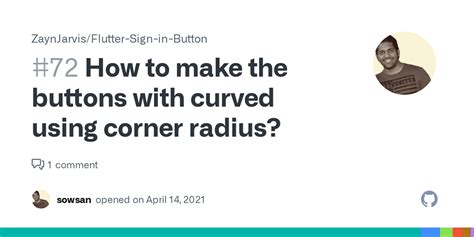 How To Make The Buttons With Curved Using Corner Radius Issue 72
