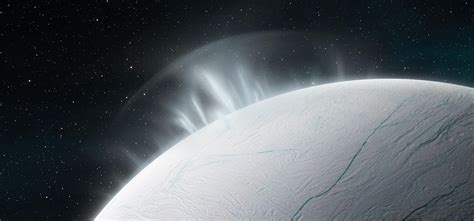 Saturns Wet Moon Enceladus May Be Rapidly Flinging Microbes Into Space