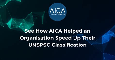 Speeding Up Unspsc Classification With Aica