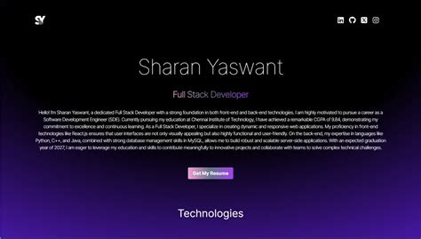 sharan yaswant a on linkedin webdevelopment reactjs tailwindcss