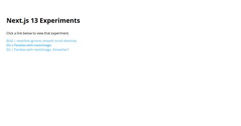 Nextjs13 Experiments Codesandbox