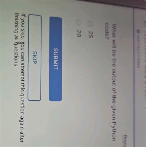 What Will Be The Output Of The Given Python Studyx