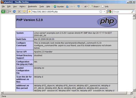 Installing Apache With Php And Mysql Support On Mandriva Lamp