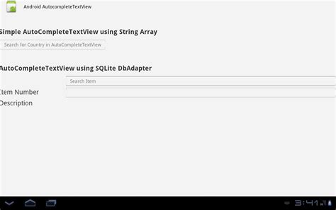 Programmers Sample Guide Android Autocompletetextview Cursoradapter Using Sqlite Database And