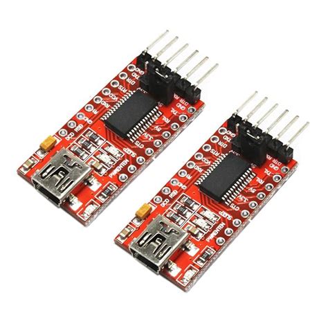 Buy Megmoki 2pcs Ft232rl Ftdi Mini Usb To Ttl Serial Converter Adapter Module 33v 55v Ft232r