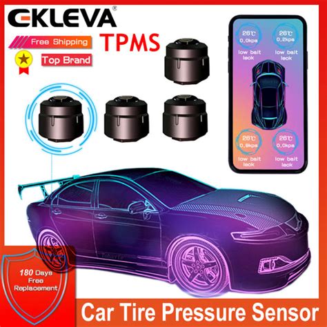 Ekleva Android Ios Ble Tpms Universal Motorcycle Car Tire Pressure