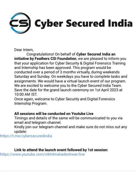 Amit Kumar Aryan On Linkedin Cyber Secured India Thank You For