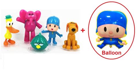 Buy Us Great Creations 5pcs Pocoyo Playset Figures With A Free Pocoyo