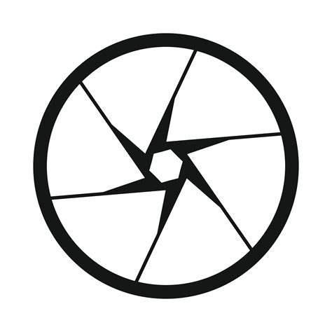 Camera Shutter Aperture Icon Simple Style 14167953 Vector Art At Vecteezy