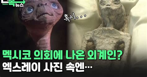 씬속뉴스 멕시코 의회 발칵 뒤집어진 이유천 년 묵은 외계인 사체 등장